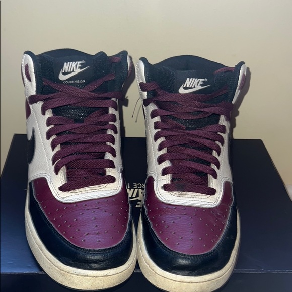 Nike | Shoes | Nike Court Vision Hightop Sneakers | Poshmark